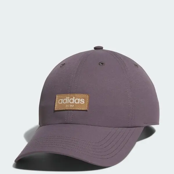 Adidas Court Relaxed Strapback Cap - Grey Strata / White