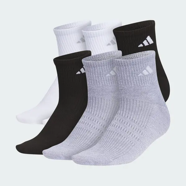 Adidas Superlite 3.0 Quarter Socks 6-pack - White / Black / Grey