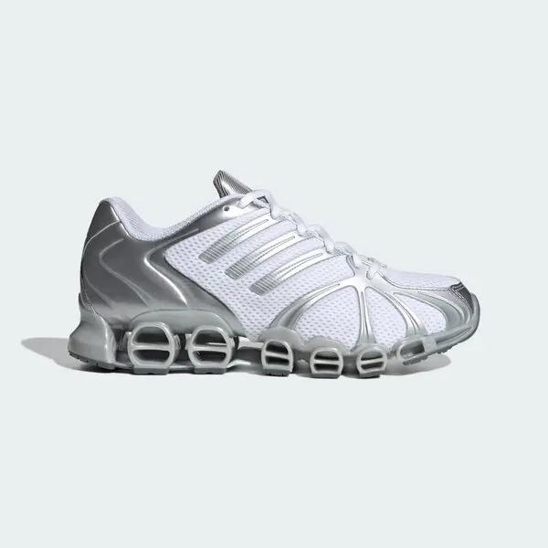 Adidas Mega Ghostride Sneakers - Cloud White / Silver Metallic / Matte Silver