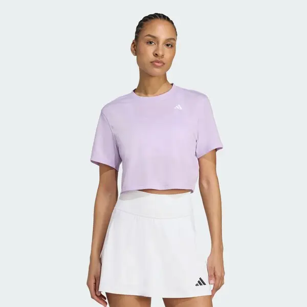 Adidas Train Essentials Boxy Workout Tee - Powder Plum