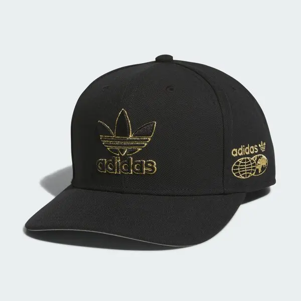 Adidas Modern 2.0 Structured Cap - Black / Gold Metallic