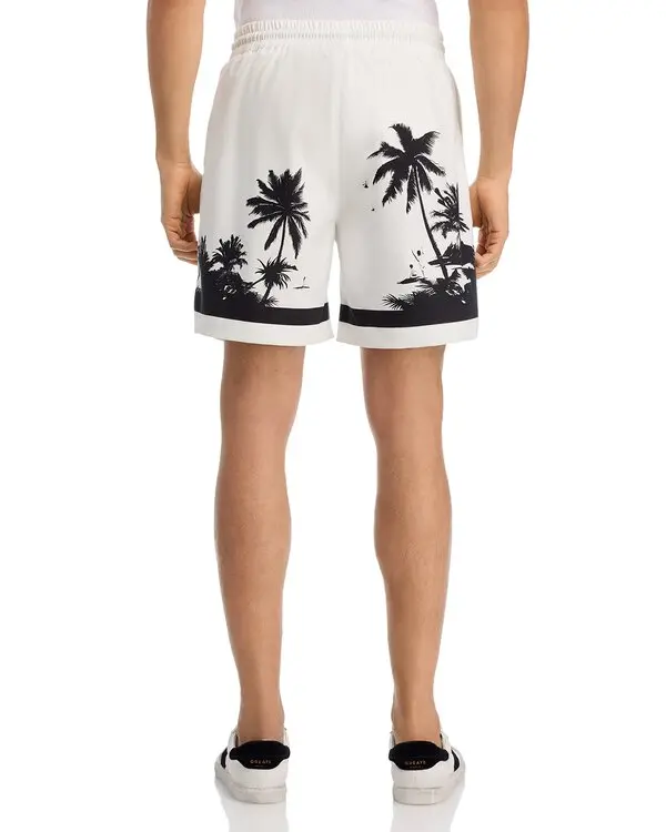 RtA Regular Fit Graphic Print Logo Shorts