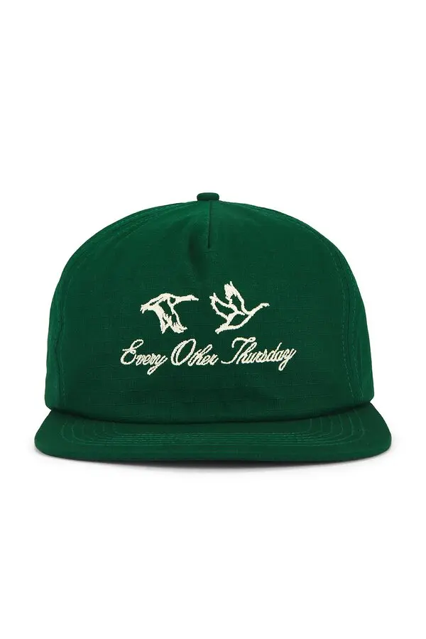 EVERY OTHER THURSDAY Ripstop Geese Logo Snapback - Signature Green