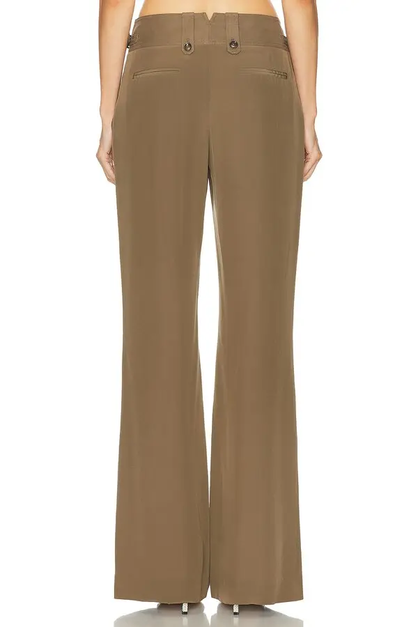 TOM FORD Pleated Wide Leg Pant
