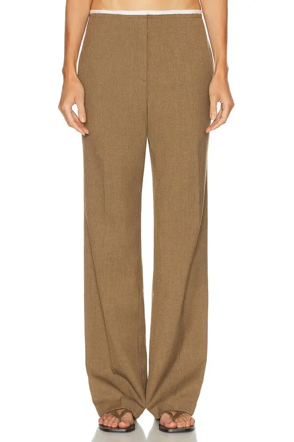 EAVES Lyla Decon Trouser - Olive