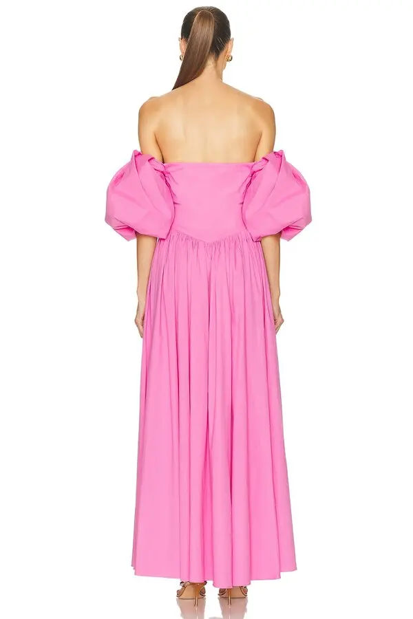 Caroline Constas Christina Gown - Flamingo