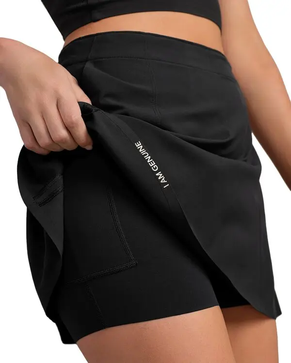 RHONE Mirage Skort - Pure Black