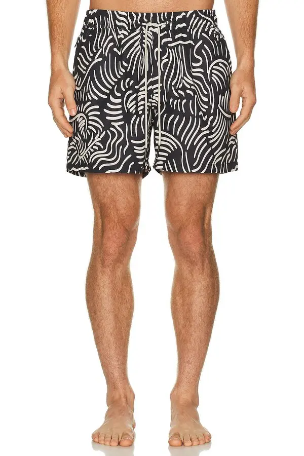 Oas Tar Lorenzo Swim Shorts - Black