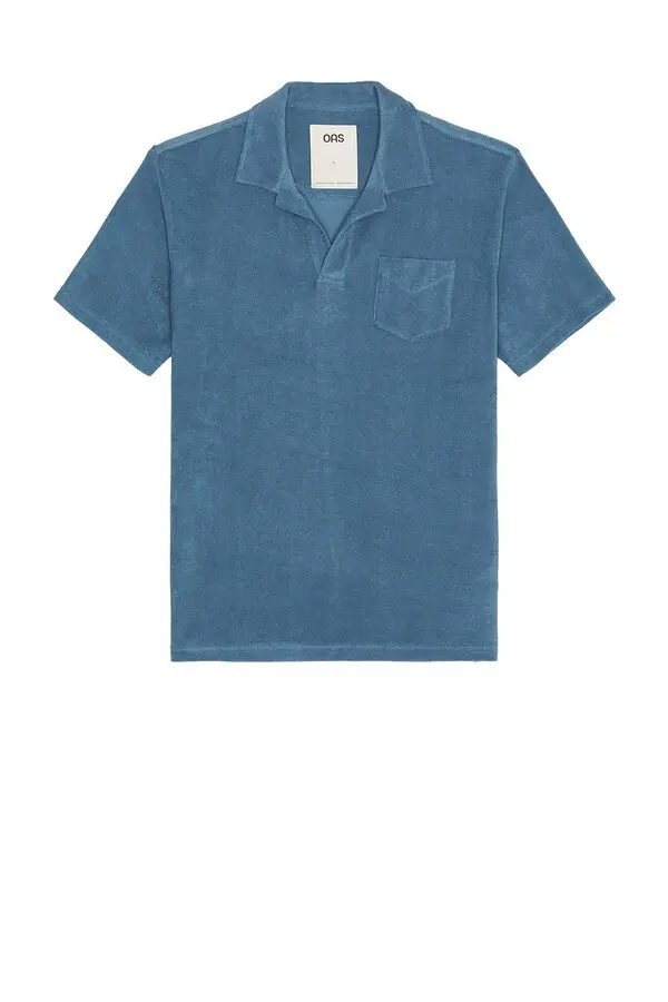Oas Coronet Polo Terry Shirt - Blue
