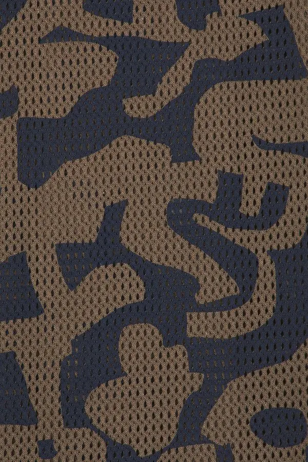 Oas Morel Puzzlotec Cuba Net Shirt In Grey,navy