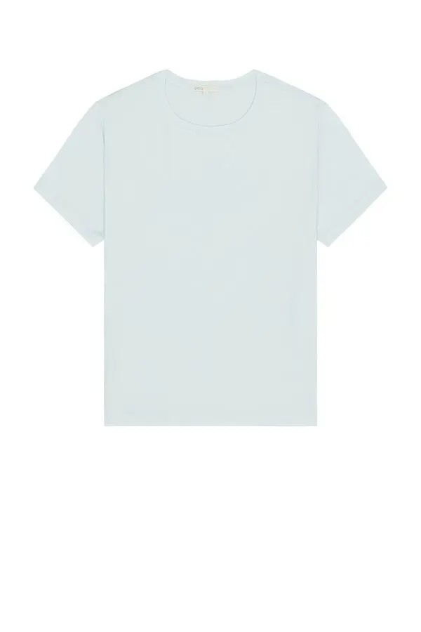 Onia Joey Crew Neck Tee In Baby Blue - Soft Sky