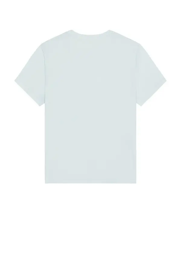 Onia Joey Crew Neck Tee In Baby Blue - Soft Sky