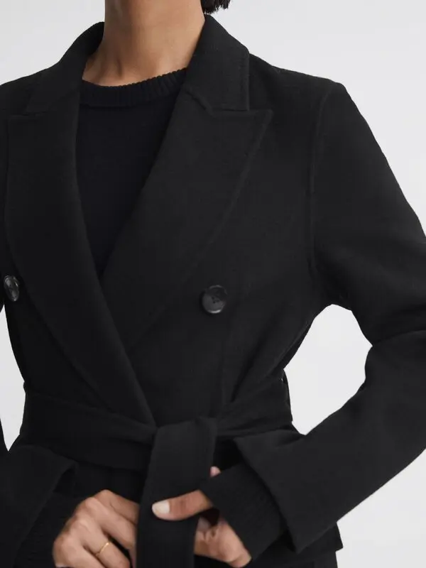 REISS Arla Wool-blend Belted Coat