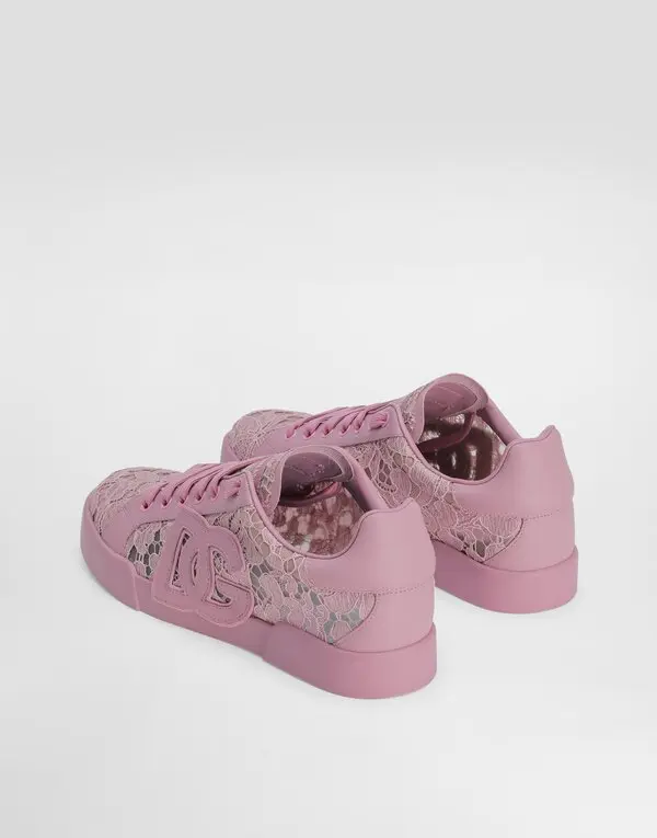Dolce & Gabbana Portofino Light Strobel Lace Sneakers