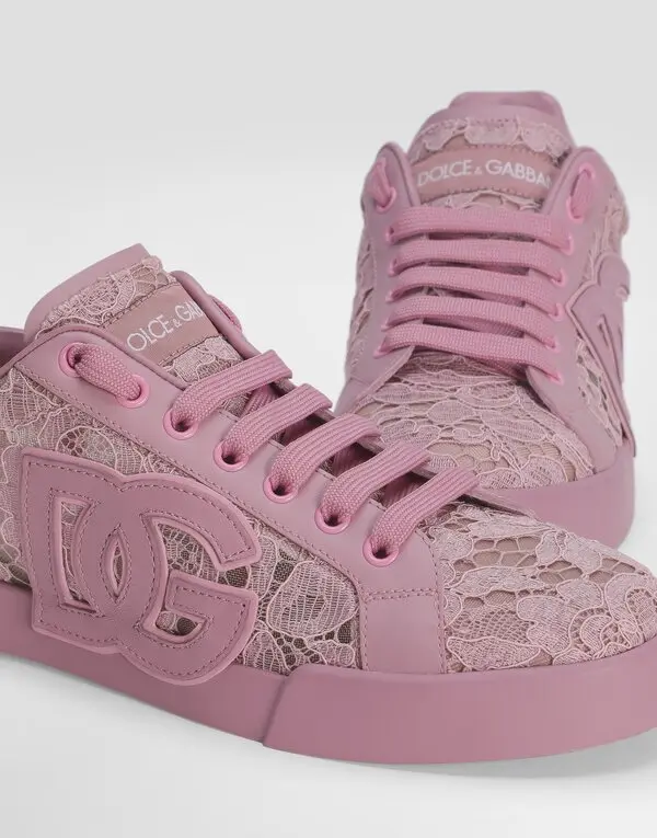 Dolce & Gabbana Portofino Light Strobel Lace Sneakers