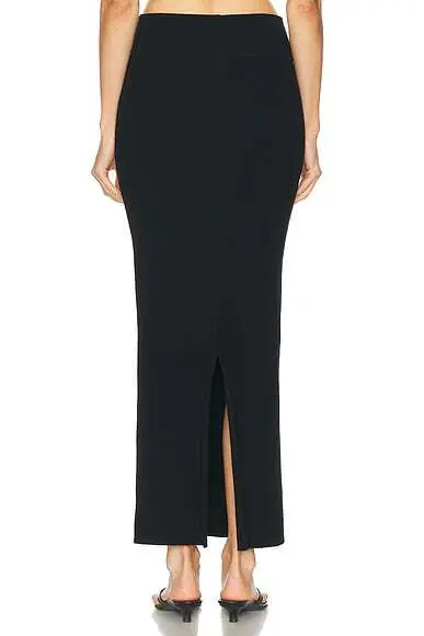 Wardrobe.NYC Knit Column Skirt - Black