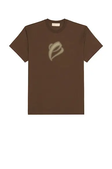ETAI LA 3d Print Dot Brust E Tee - Brown