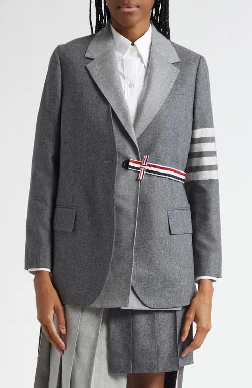 Thom Browne 4-bar Wool & Cashmere Sport Coat