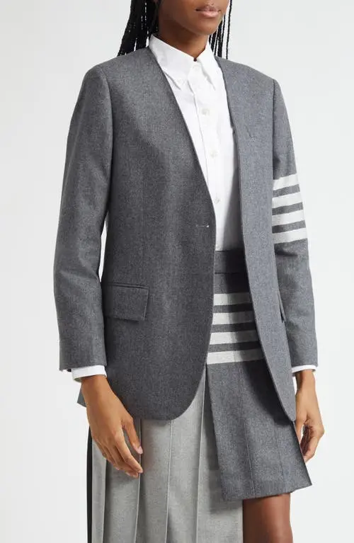 Thom Browne 4-bar Wool & Cashmere Sport Coat