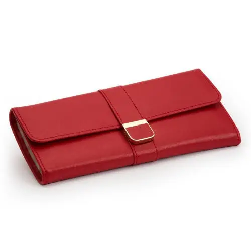 Wolf Palermo Jewelry Roll - Red