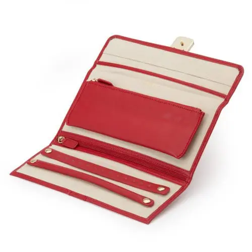 Wolf Palermo Jewelry Roll - Red