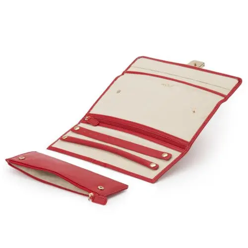 Wolf Palermo Jewelry Roll - Red