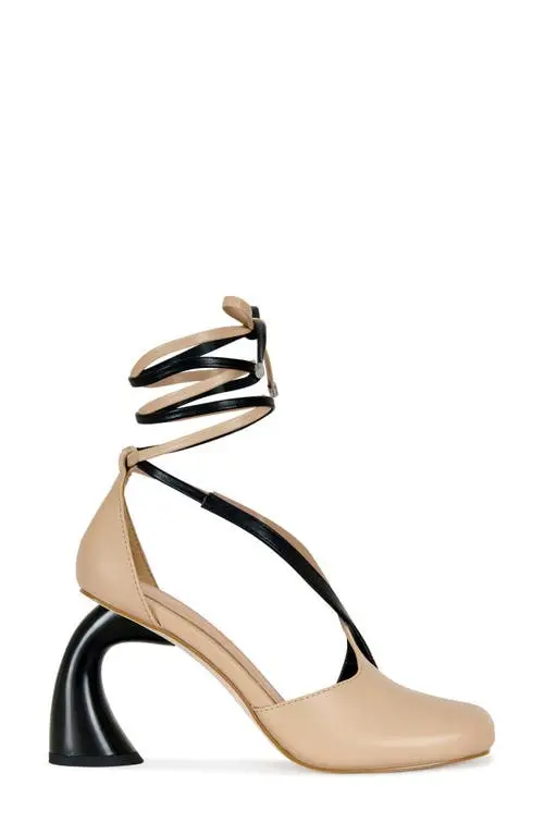 AZALEA WANG Ankle Wrap Sandal