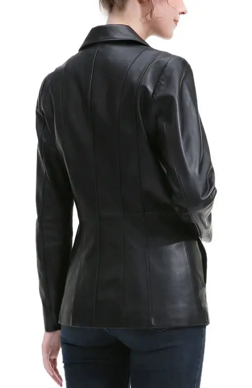 KIMI + KAI Madeline Leather Blazer