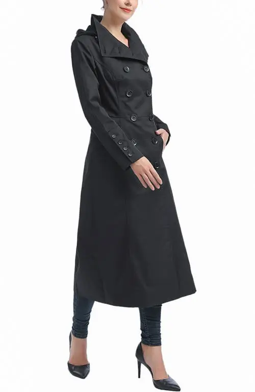 KIMI + KAI Elana Long Trench Coat
