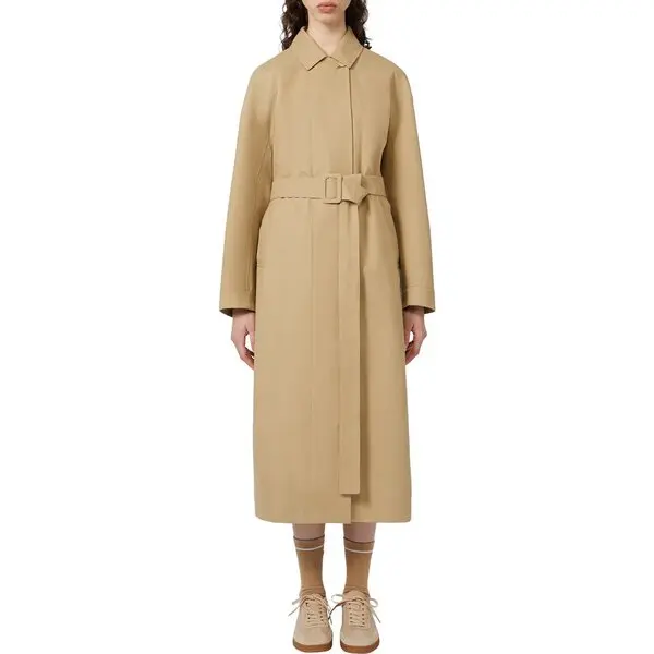 MM BY MAX MARA Alibi Cotton-blend Coat - Sand