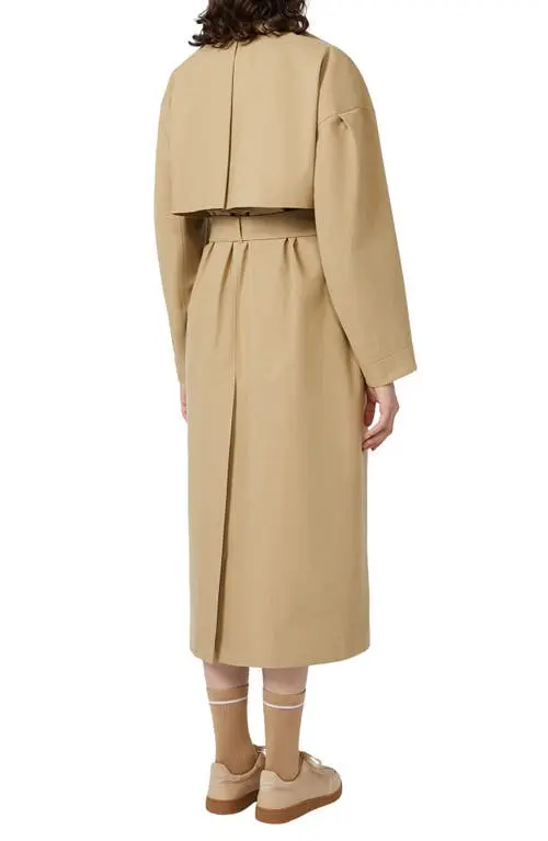 MM BY MAX MARA Alibi Cotton-blend Coat - Sand