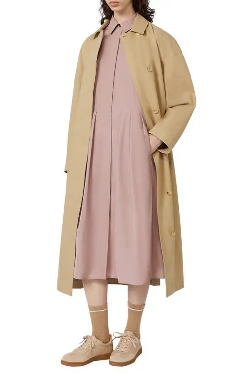 MM BY MAX MARA Alibi Cotton-blend Coat - Sand