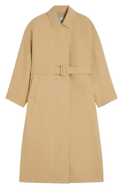 MM BY MAX MARA Alibi Cotton-blend Coat - Sand