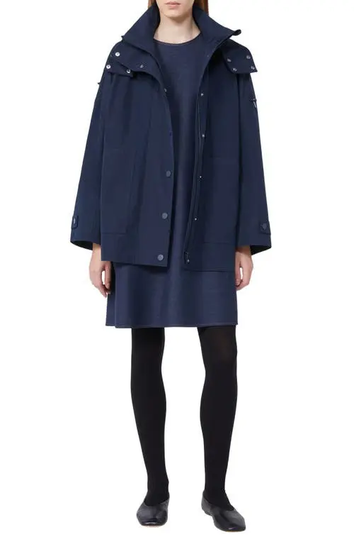 MM BY MAX MARA Labbro Hooded Raincoat