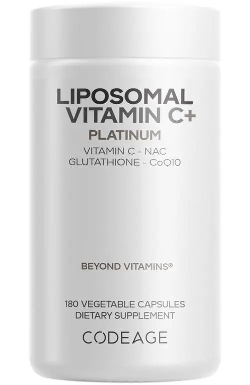 CODEAGE Liposomal Vitamin C+ Platinum, Nac - White