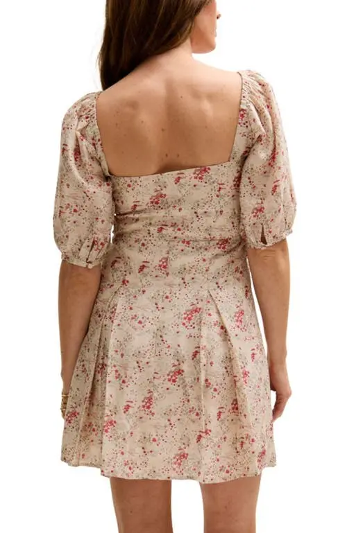 LILY AND LIONEL India Wishing Well Print Mini Dress