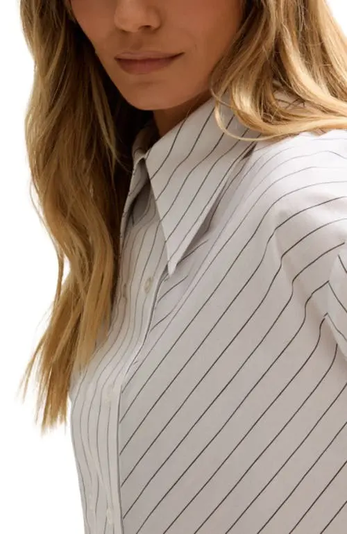 LILY AND LIONEL Dapper Double Placket Stripe Shirt