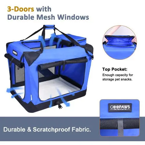 JESPET Soft Pet Crate