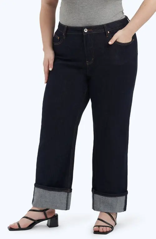 BAYEAS High-waist Relaxed Straight-leg Jeans