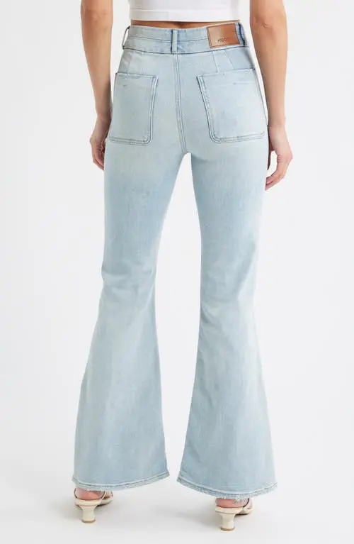 HIDDEN JEANS Double Waistband Flare Jeans