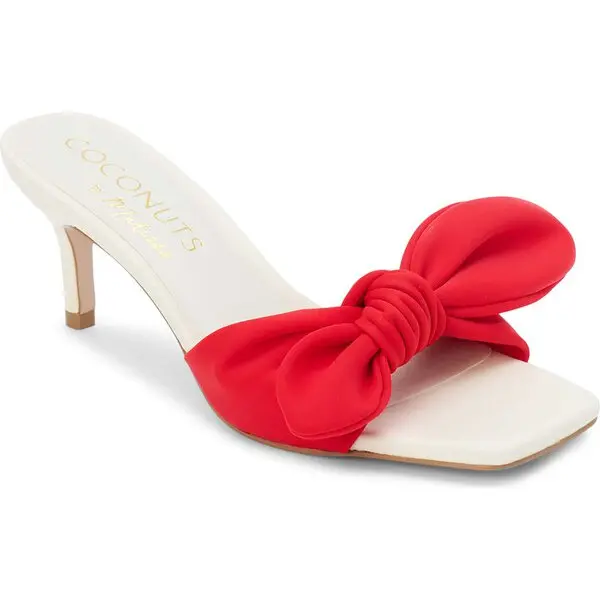 Matisse Uptown Bow Slide Sandal - Red
