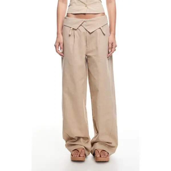 Lioness Flourish Foldover Wide Leg Pants