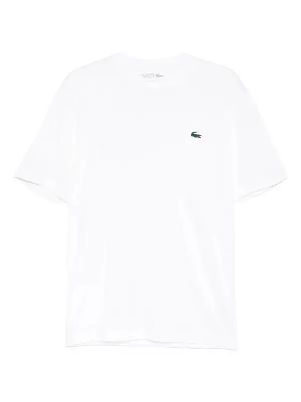 Lacoste Logo-embroidered T-shirt - White
