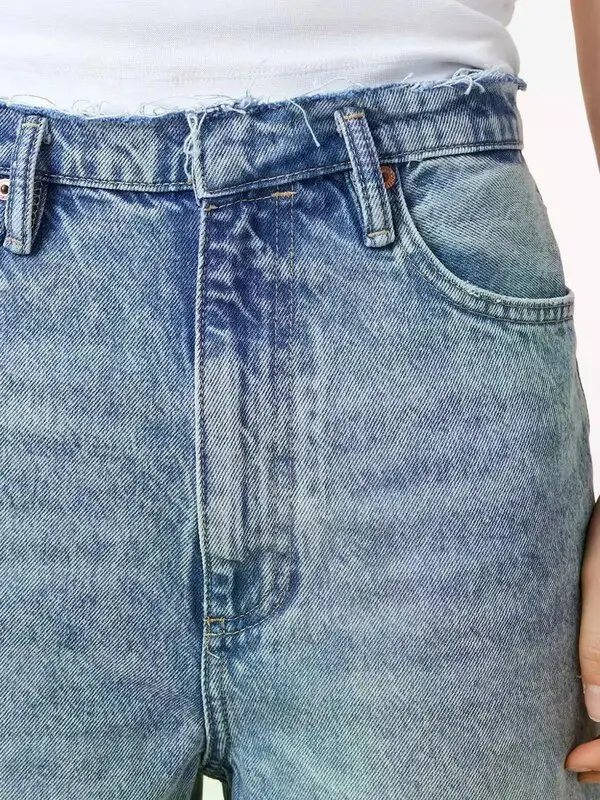 ALLSAINTS Frayed-edge High-waist Jeans