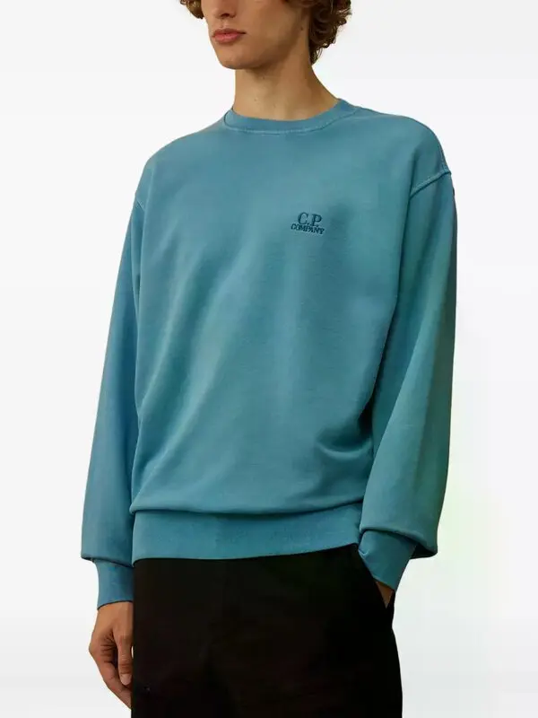 C.P. COMPANY Crew-neck Sweatshirt With Embroidered Logo