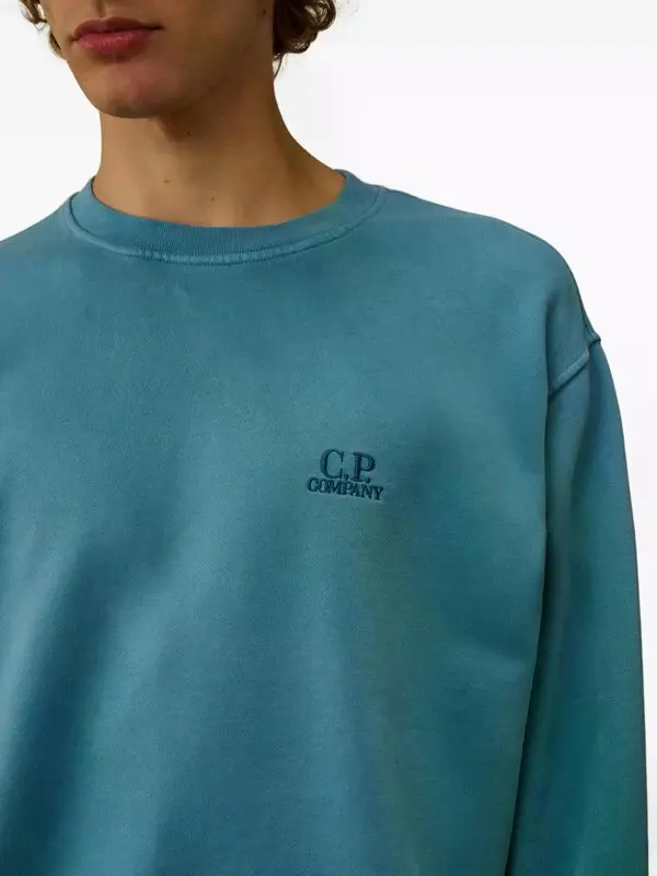 C.P. COMPANY Crew-neck Sweatshirt With Embroidered Logo