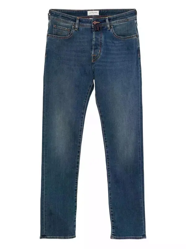 Jacob Cohen Bard Button-fly Jeans - Blue