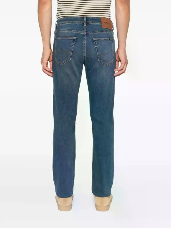 Jacob Cohen Bard Button-fly Jeans - Blue