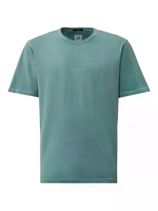 C.P. COMPANY Logo-embroidered Cotton T-shirt