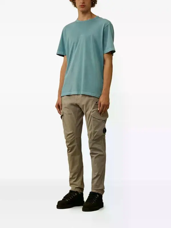C.P. COMPANY Logo-embroidered Cotton T-shirt